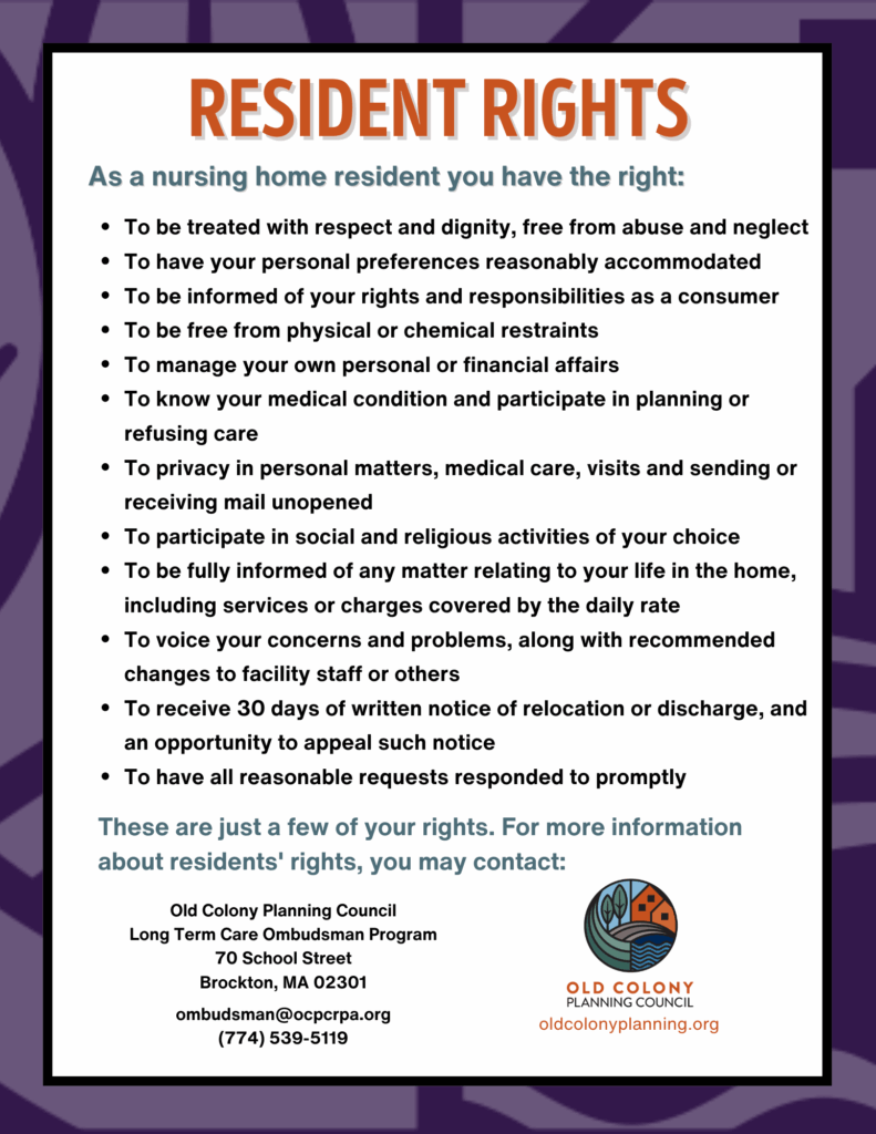 Long-term Care and Assisted Living Ombudsman - Old Colony Planning